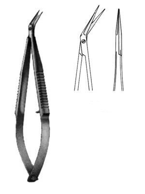MICRO SCISSORS ANGLE 9CM