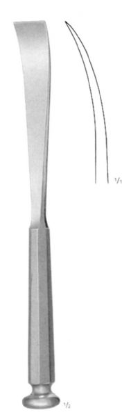 STILLE OSTEOTOME CURVED 25MM 20.5 CM
