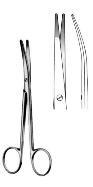 LEXER-FINO DISSECTING SCISSORS CVD 16CM