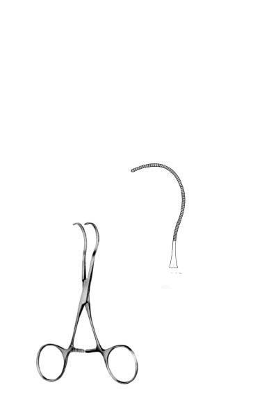 CASTANEDA VASCULAR CLAMP 12CM