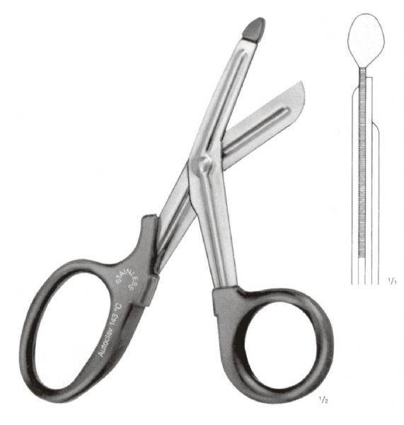 LISTER UNIVERSAL SCISSORS RED 180MM