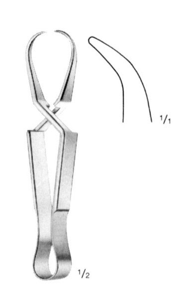 SCHAEDEL TOWEL CLAMP CVD 85MM