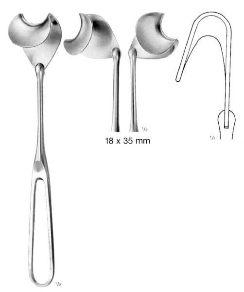 AESCULAP RETRACTOR 18X35MM 20,5CM