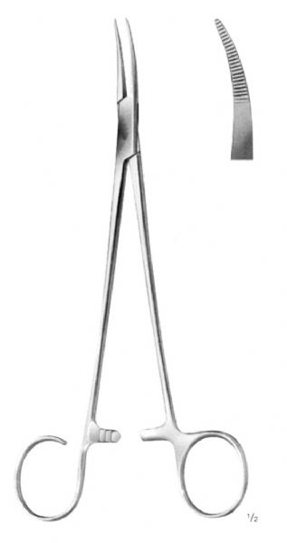 SCHNIDT TONSIL FORCEPS OPEN-RING CVD 185MM