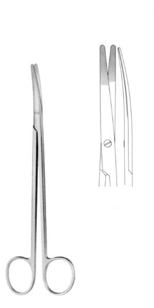 METZENBAUM-NELSON DISSECTING SCISSORS CVD BL/BL 20CM