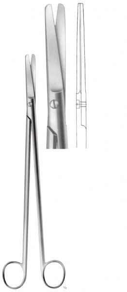 STELZNER RECTAL SCISSORS STR 310MM