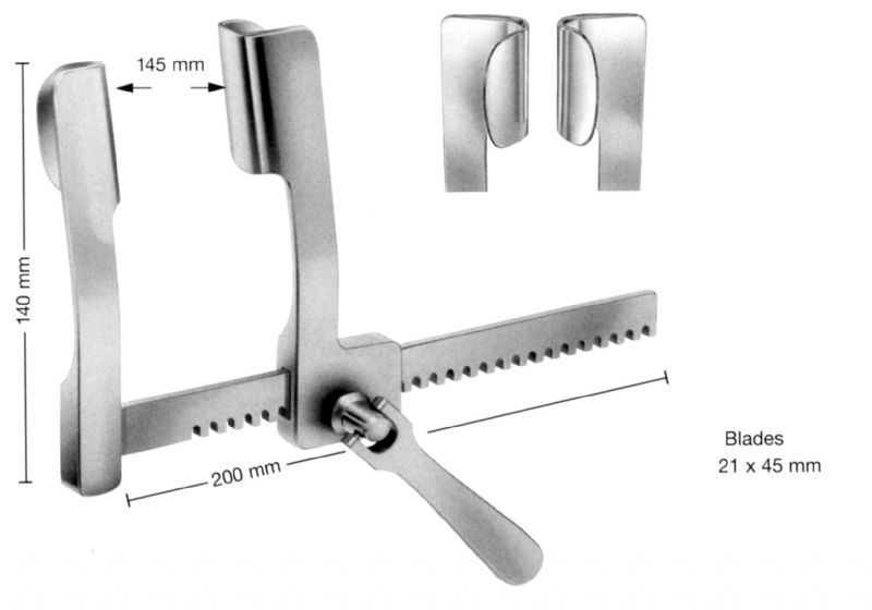 COOLEY STERNOTOMY SPREADER PED 21X45MM