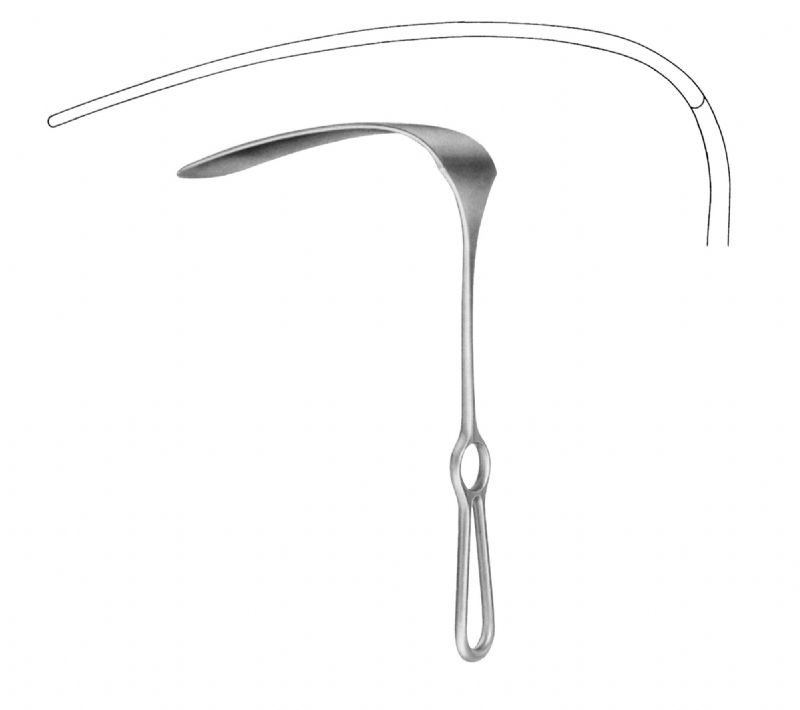 MIKULICZ ABDOMINAL RETRACTOR 147X50MM 25CM