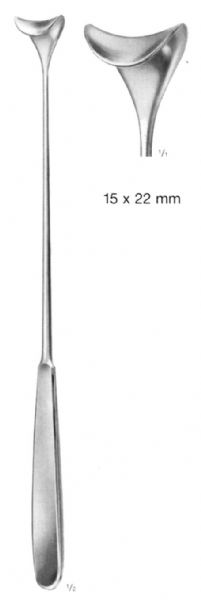 CUSHING RETRACTOR 15X22MM 25CM