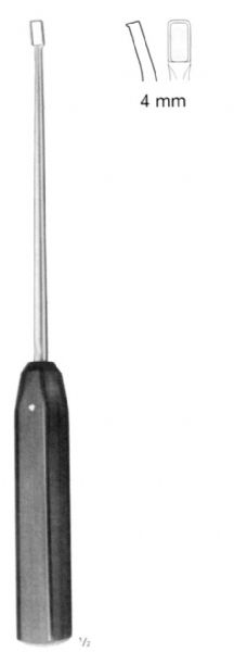 CASPAR CURETTE SQ-TIP 4MM 22 CM