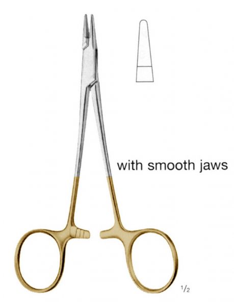 WEBSTER TC NEEDLE HOLDER SMOOTH 125MM