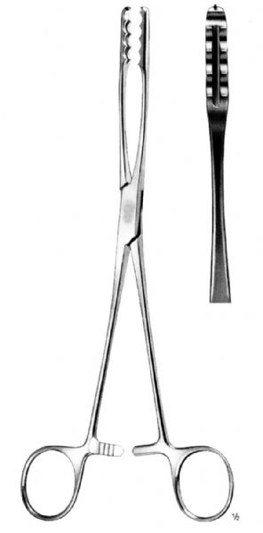 AESCULAP DRESSING FORCEPS STRAIGHT 220MM
