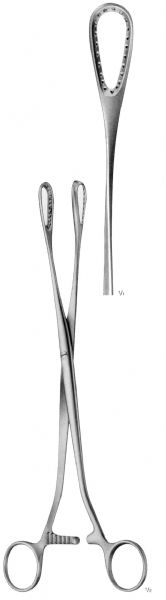 SAENGER PLACENTA/OVUM FORCEPS STRAIGHT 275MM