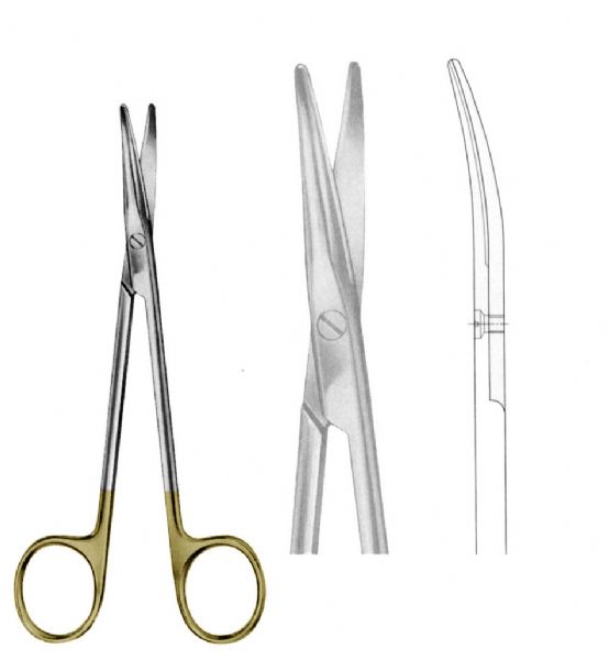 TC METZENBAUM CUT DISSECTING SCISSORS CVD 145MM