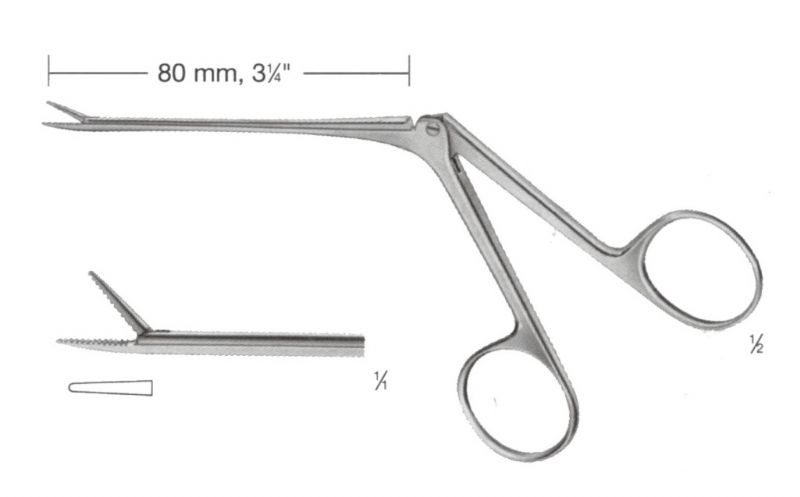 HARTMANN EAR FORCEPS STR 1X8MM