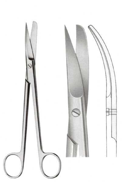 SIMS SCISSORS CVD S/B 200MM