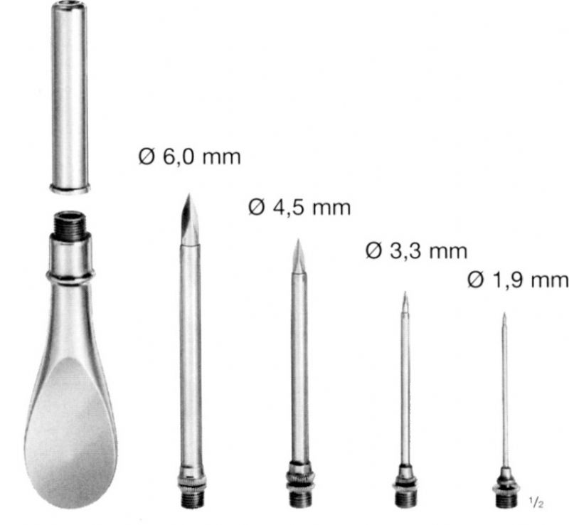 UNIVERSAL TROCAR WITH 4 TIPS