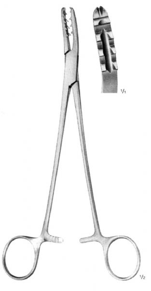BIRCHER-GANSKE CARTILAGE FORCEPS CVD 200MM