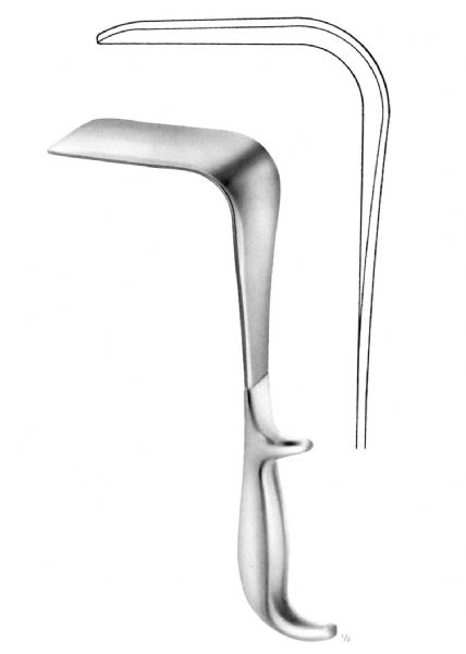 DOYEN RETRACTOR 60X45MM 24CM