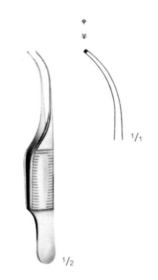 GILL TISSUE FORCEPS DEL 1X2 75MM