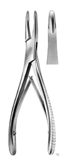 JANSEN BONE RONGEUR STRAIGHT 175 MM