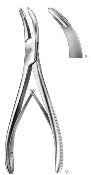BANE-HARTMAN BONE RONGEUR CURVED 175 MM