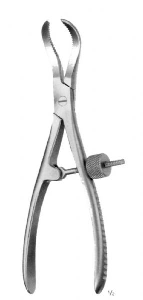 FORCEPS W/SCREW LOCK 170 MM