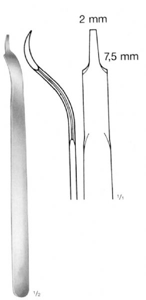 BUCK-GRAMCKO BONE ELEV. 7.5 / 2MM 15 CM