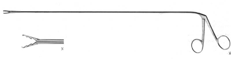 BRONCHOSCOPY FORCEPS FOR HARD FOREIGN BODIES 350MM