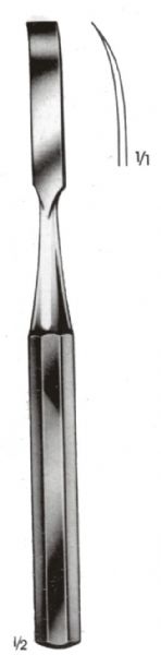 HIBBS OSTEOTOME CURVED 13MM 24CM