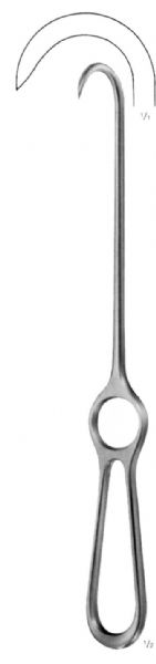 RETRACTOR 1 PRONG SHARP 245MM