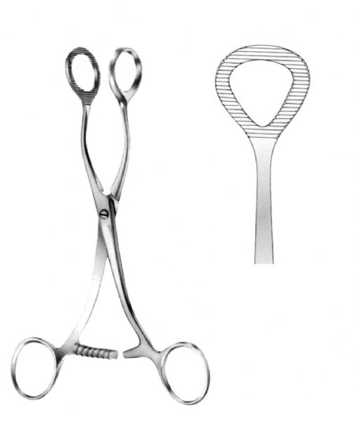 COLLIN TONGUE FORCEPS 160MM