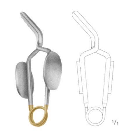 MULLER MICRO-VESSEL CLAMP KNEE-BENT 80G FORCE