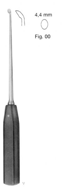 CASPAR CURETTE FIG.00 CVD 4.4MM 22 CM