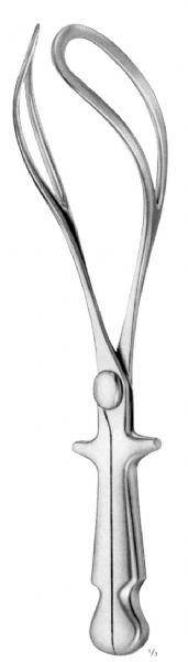 NAGELE OBSTETRICAL FORCEPS 400MM