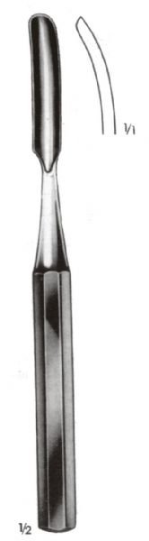 HIBBS GOUGE CURVED 32MM 24CM