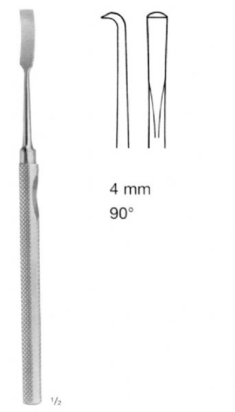 MANNERFELT RASPATORY CVD 4MM-SPOON 90 ANGLE 15.5 CM