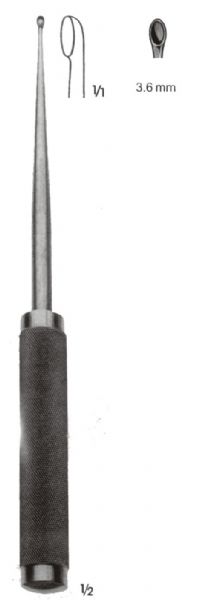 SPINAL COBB CURETTE 3,6MM 28CM